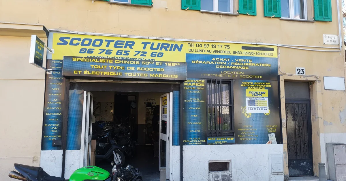 SCOOTER TURIN - Garage scooter à Nice